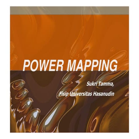 Power Mapping fisif univaersitas hasanuddin | PPT