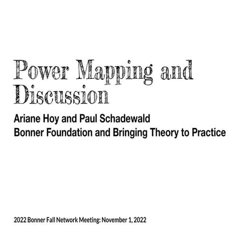 Power Mapping for Community Engagement | PDF