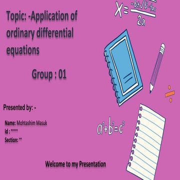 Application of ordinary differential equations.pptx