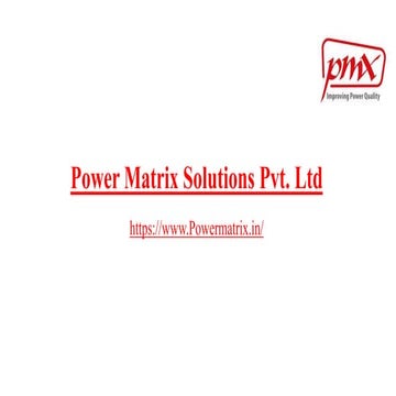 Power Quality Products and Solutions Manufacturer in Mumbai | PPTX