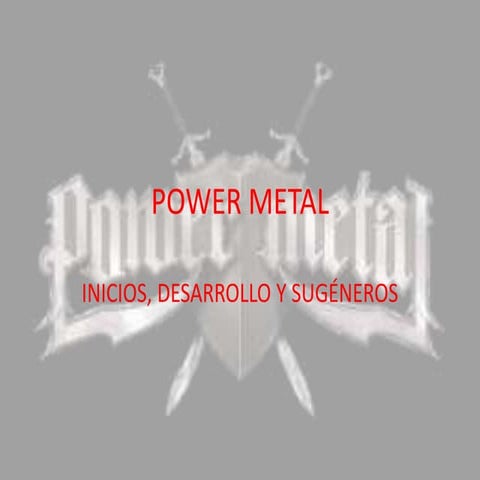 Power metal | PPTX