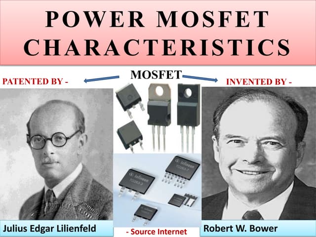 MOSFET AND JFET | PPTX | Consumer Electronics | Technology & Computing