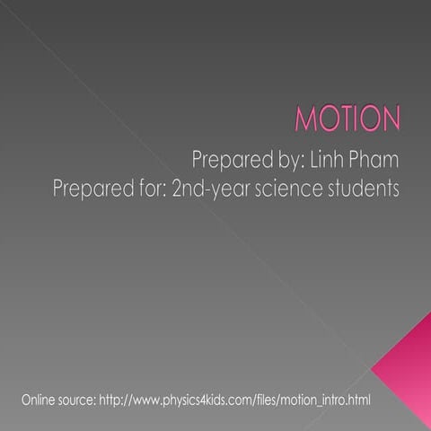 Motion etc | PPT