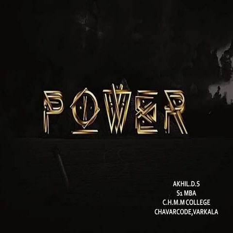 Four theories of power | PPTX