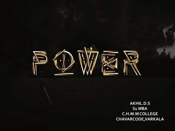 Four theories in power | PPTX