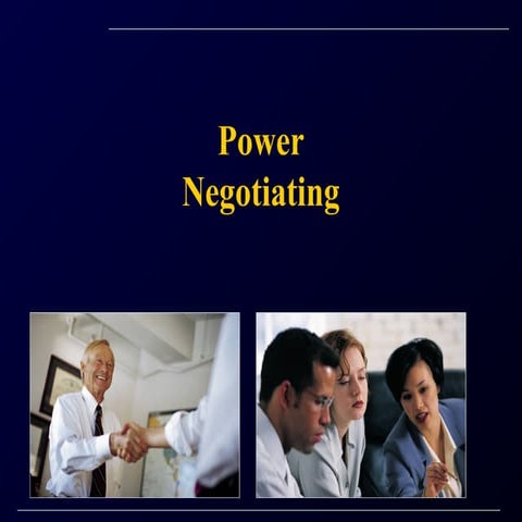 Power Negotiating | PPT