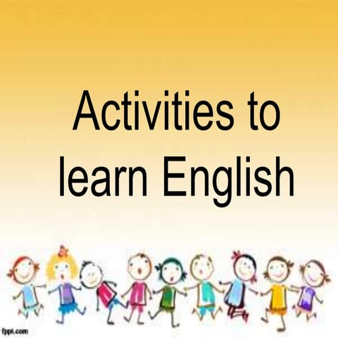 Power Point to learn English | PPTX