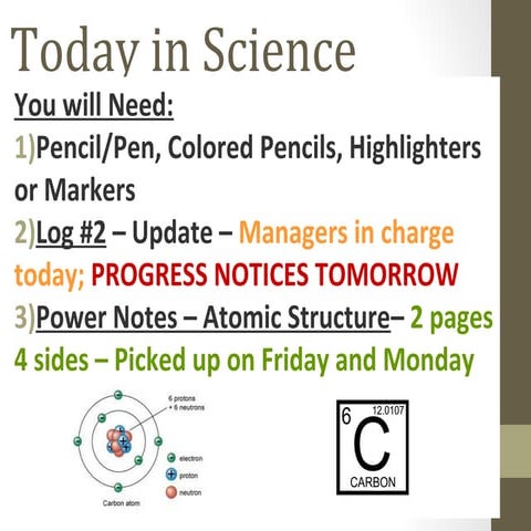 Elements and isotopes | PPTX