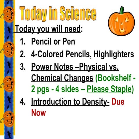 Power Notes: Physical vs. Chemical | PPT