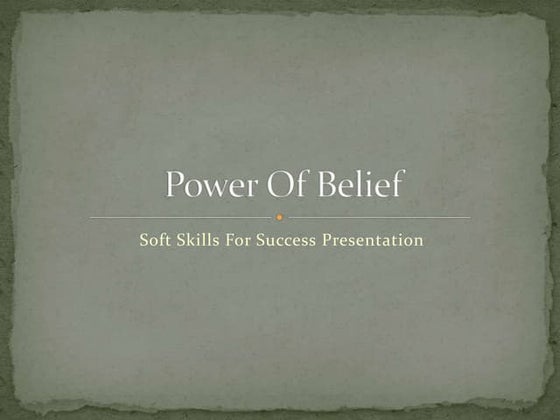 Belief - What is Belief | PDF