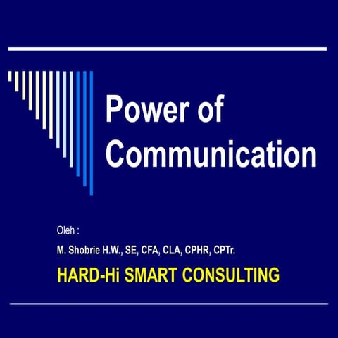 POWER OF COMMUNICATION | PPT