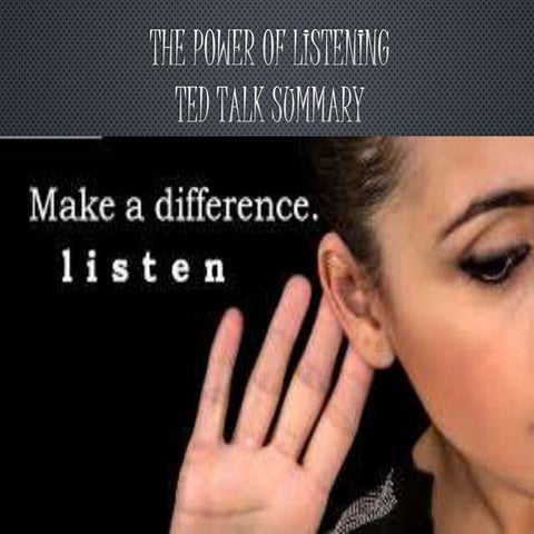 Power of listening | PPT