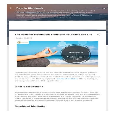 "Transform Your Mind with Daily Meditation Practices" | PDF