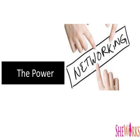 5 Simple Tips for Effective Networking | PPTX