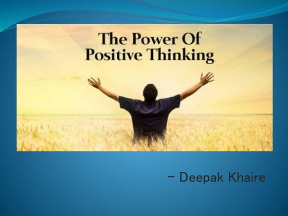 Positive thinking | PPT