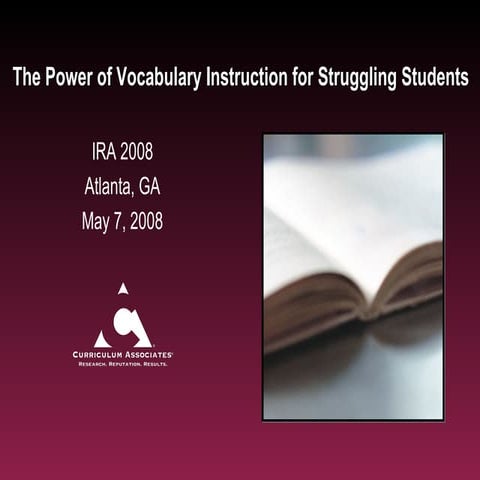 Power of vocabulary | PPT