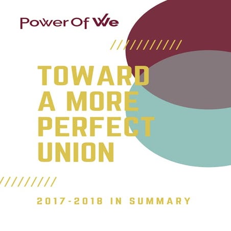 Power of we 2017-2018 Report | PDF