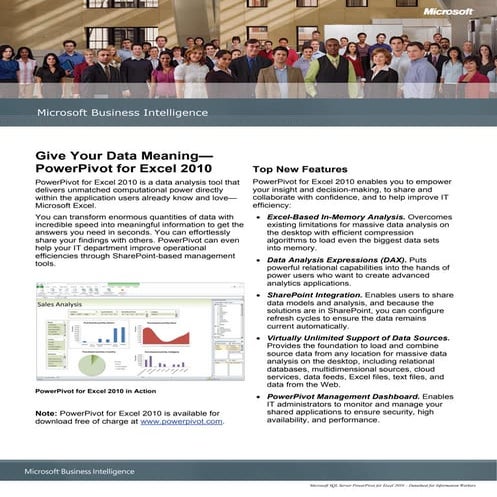 Power pivot datasheet__iw | PDF