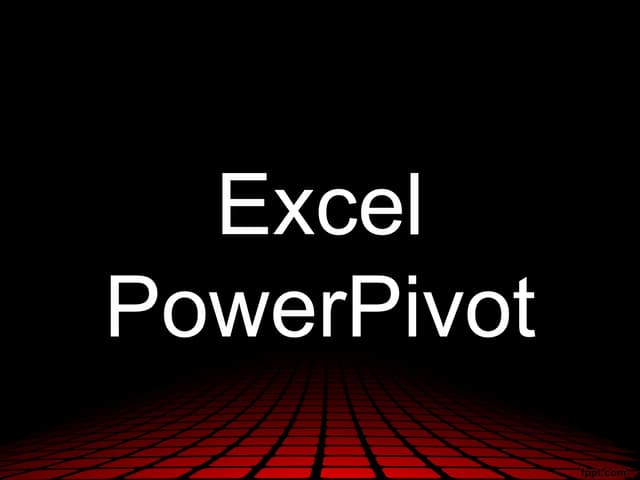 Basic introduction to power query | PPTX