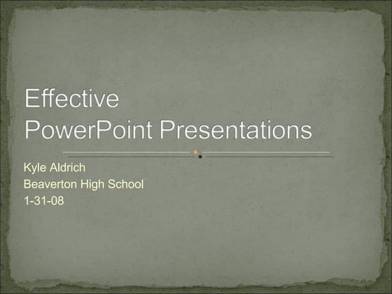 Worlds Worst PowerPoint | PPT