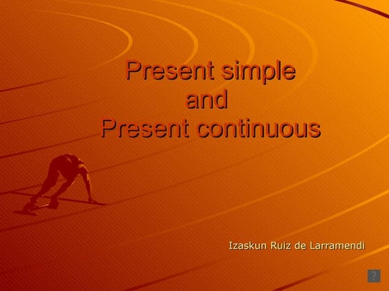 Present tense | PPTX