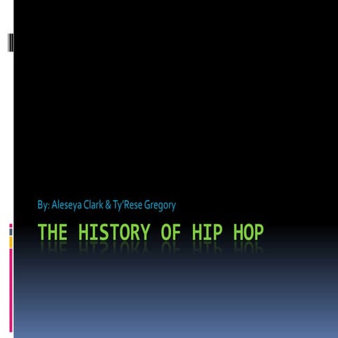 The History of Hip Hop Genres | PPT