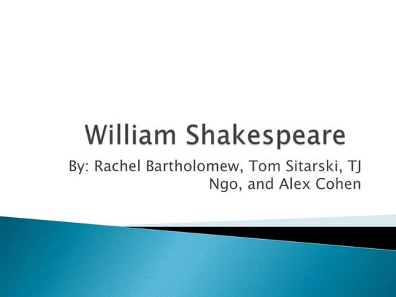 Shakespeare Powerpoint | PPT