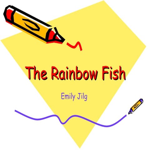 The Rainbow Fish Lesson Plan | PDF