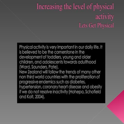 increasing physical activity | PPT