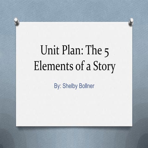 Hobbit unit plan powerpoint | PPTX