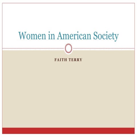 The changing role of women | PPTX