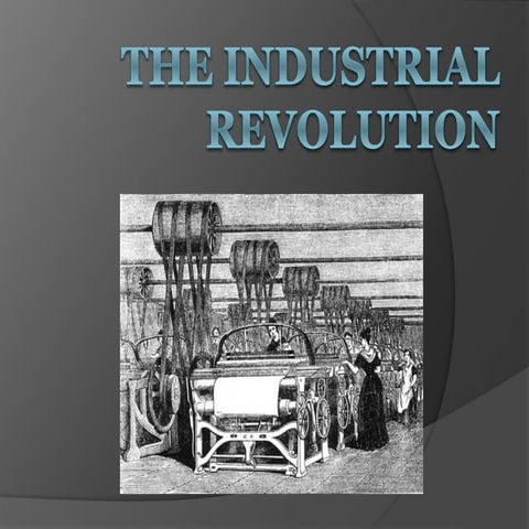 Industrial Revolution presentation slide | PPTX