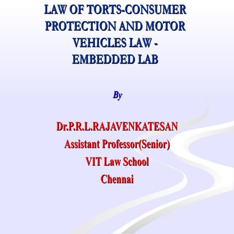 Law of torts-Lab | PPT