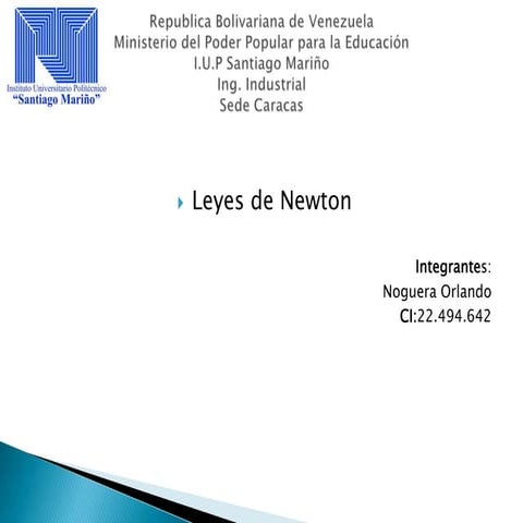 LEYES DE NEWTON | PPTX