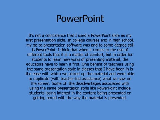 PowerPoint in the Classroom | PPT