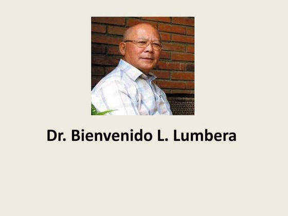 Bienvenido lumbera | PPTX | Poetry | Books and Literature