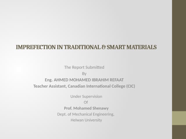 Surface defects in crystals | PPTX