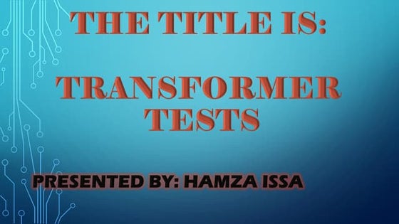 Transformers AI PPT.pptx