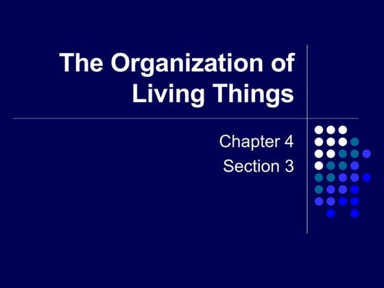 Levels of organization | PPT