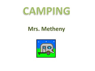 Planning A Camping Experience | PPT