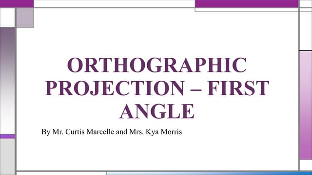 Problems on orthographic projections | DOCX