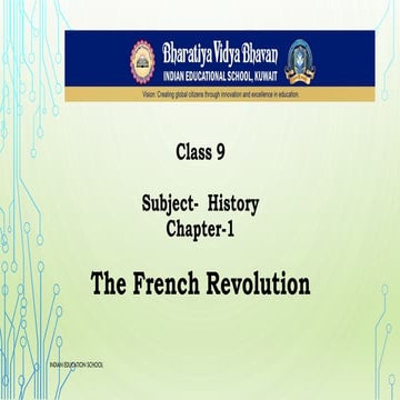 PowerPoint -French Revolution.pdf 9 GRADE | PDF