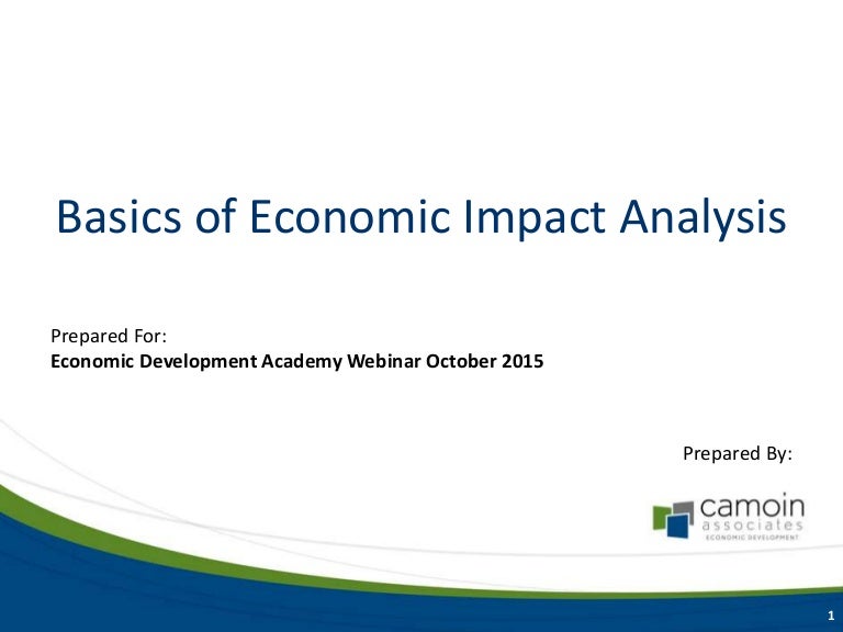 Basics Of Economic Impact Analysis basics-of-economic-impact-analysis