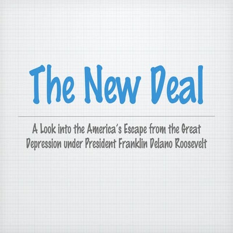 Power point lesson 7 - new deal i - great depression and world war ii ...