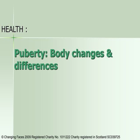 Powerpoint puberty part 1, puberty, body changes & differences | PPT