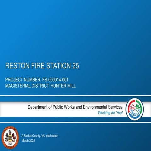 Reston Fire Station #25 | PPTX | Civil Engineering Industry | Industries