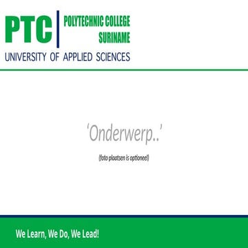 Powerpoint - Template PTC studenten optie 1.pptx
