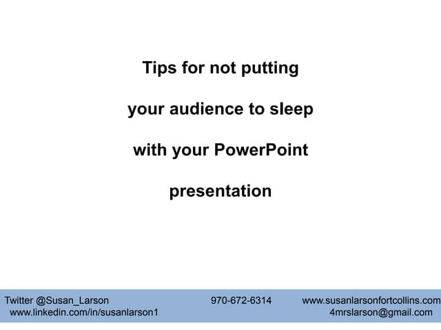 PowerPoint Tips | PPT