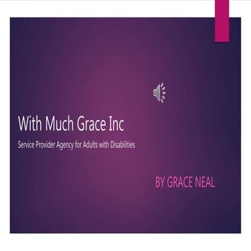 With Much Grace Inc | PPTX