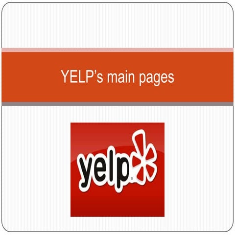 Yelp Intro | PPTX